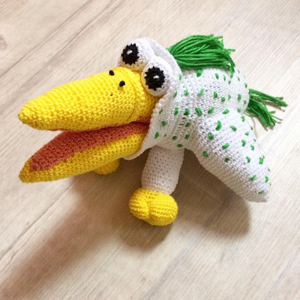 Dodò Blue Tree Amigurumi Puppet Cloth Toy Rai Character - Etsy UK