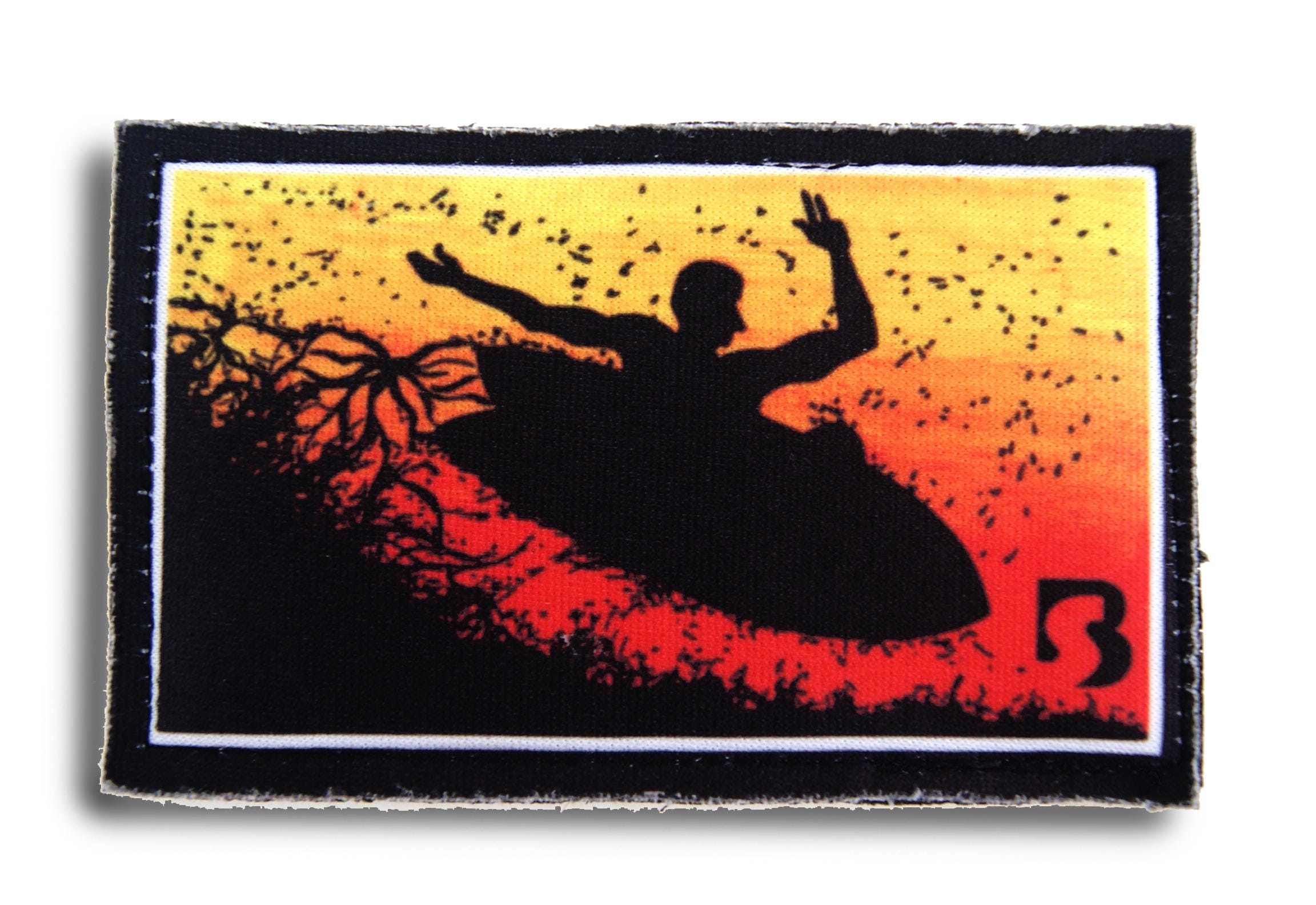 Sunset Surfer Patch | Etsy