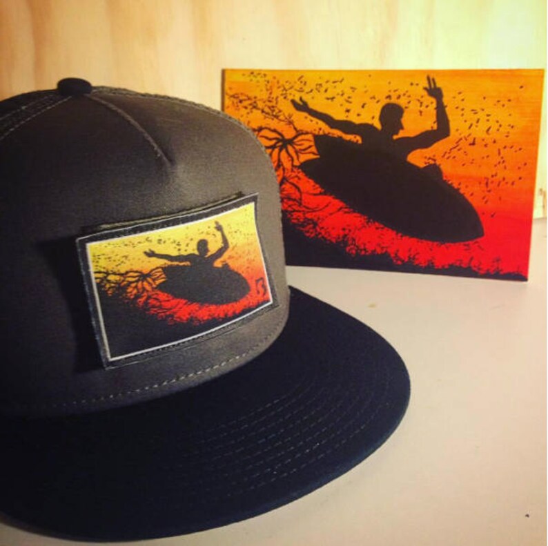 Sunset Surfer Patch | Etsy