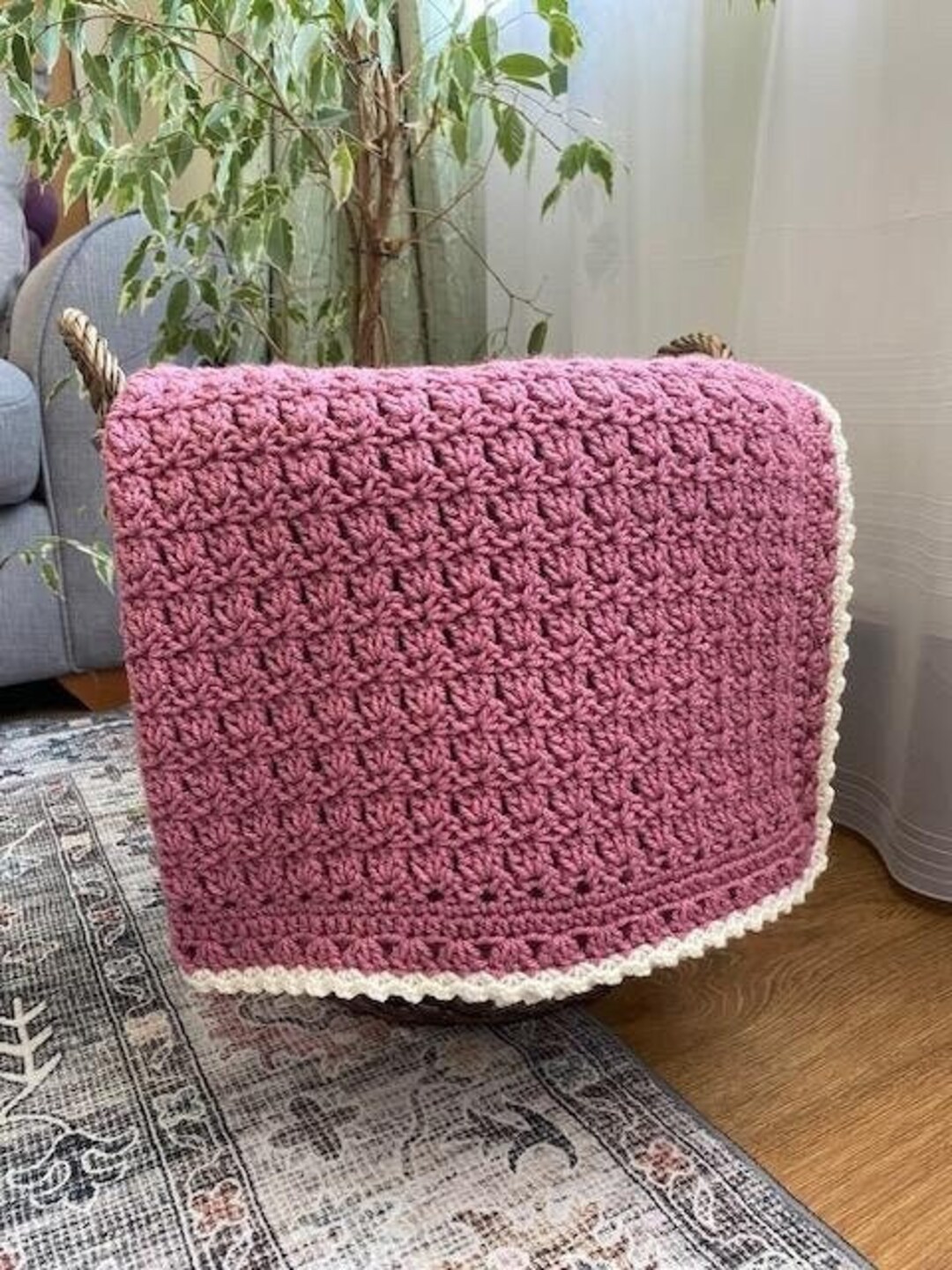 Crochet Blanket Pattern-primrose- PDF Pattern- Baby Blanket Pattern ...