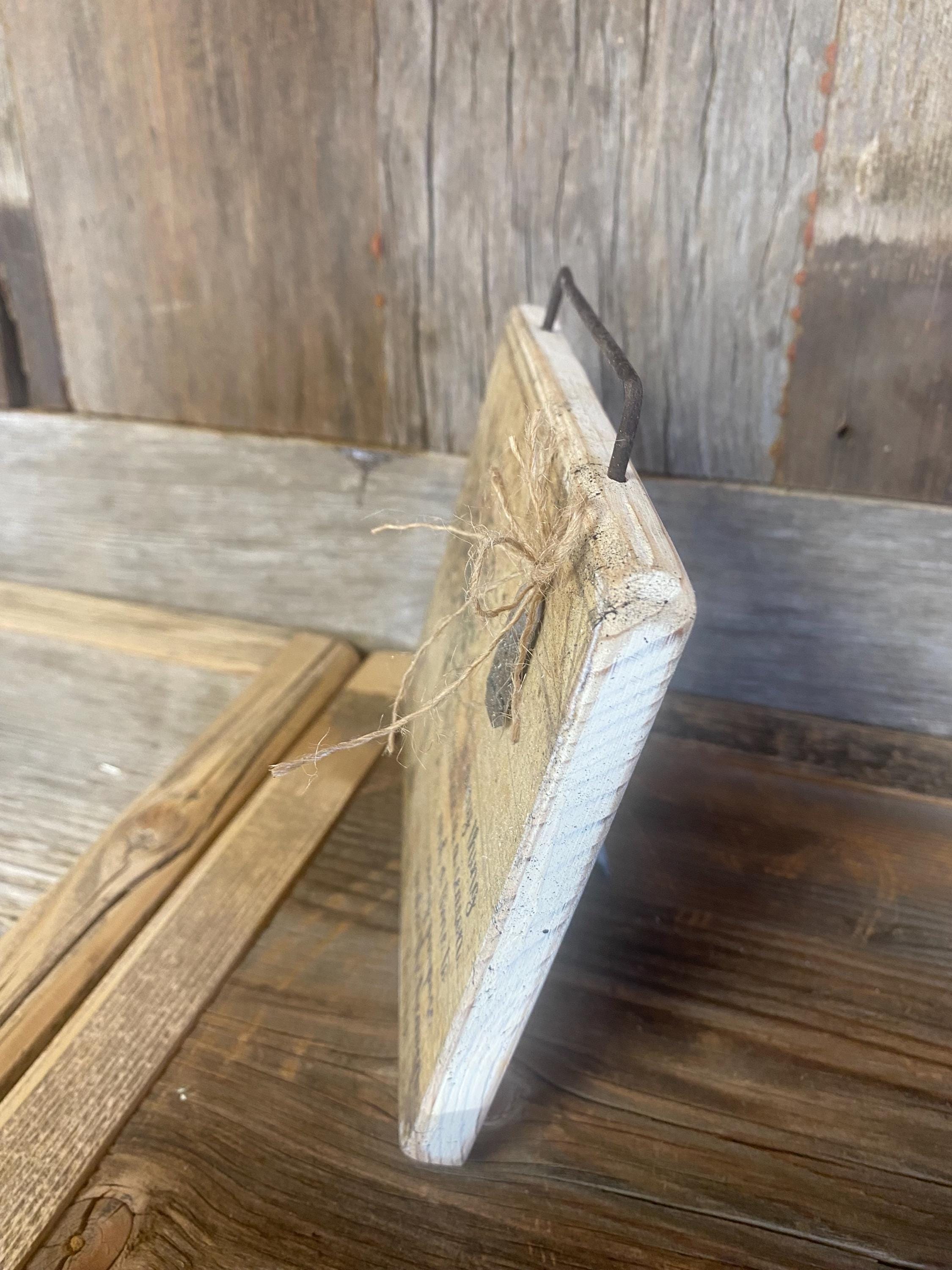 Primitive Wood Scripture Sign - Inspirational Rustic Decor - Etsy
