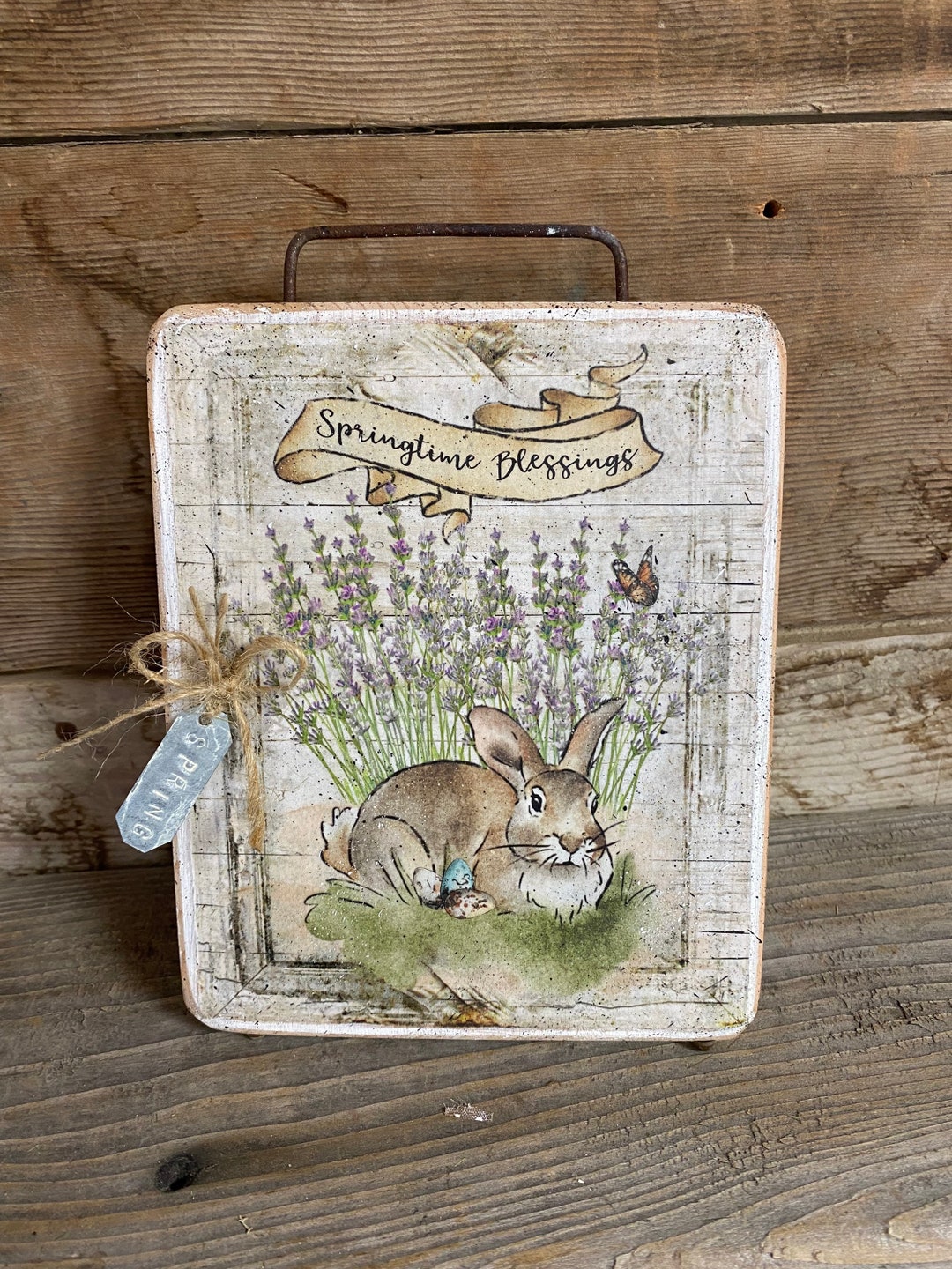 Primitive Springtime Blessings Standing Sign 5 1/2x7 or 8x10 Standing ...