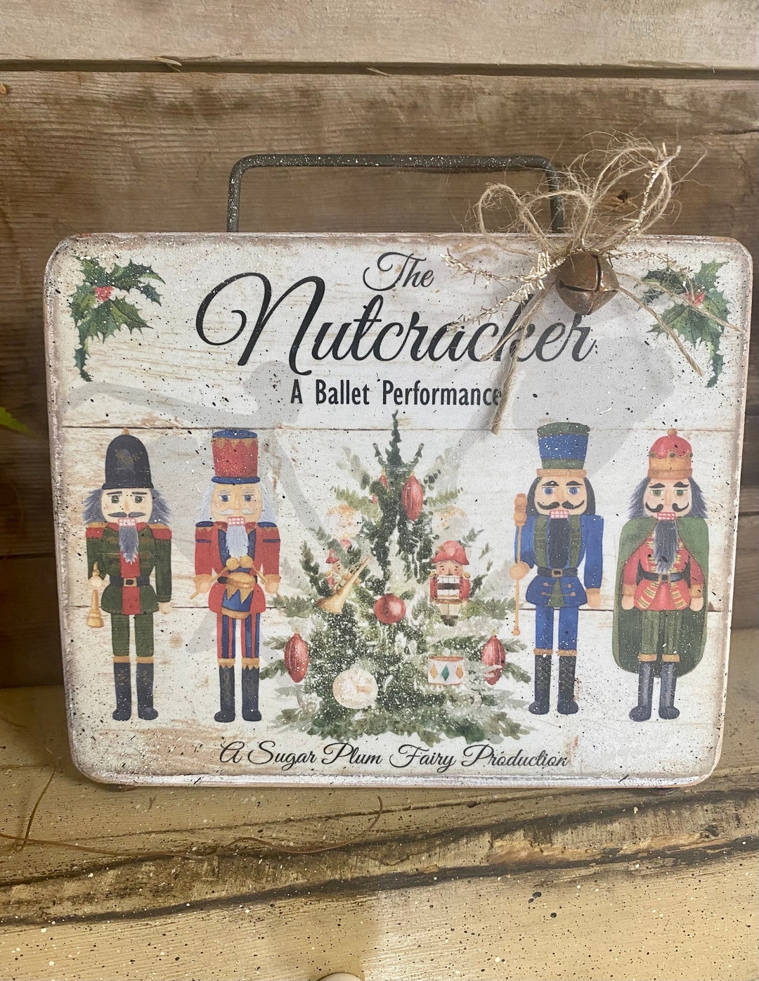Primitive Nutcracker Standing Sign 6x6 1/2 Wood Sign Nutcracker Sign ...
