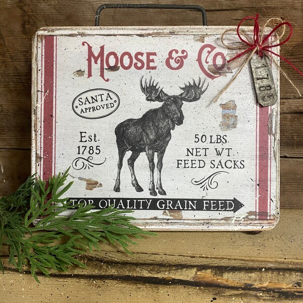 Moose Sign - Etsy