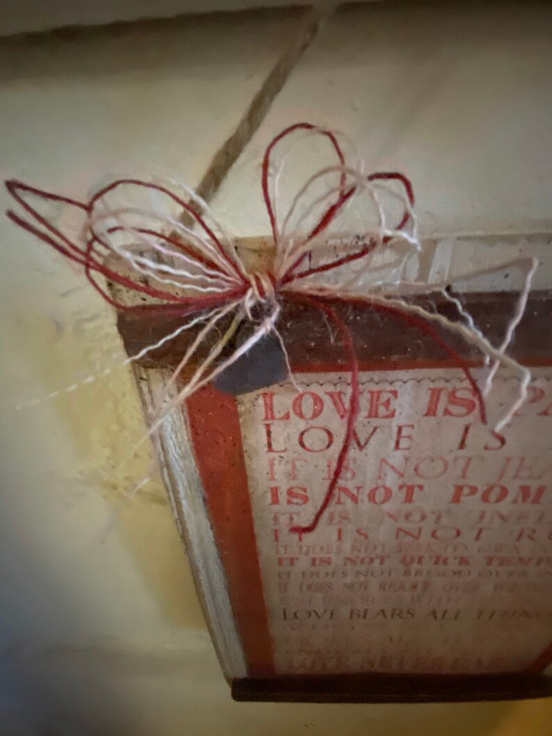 Primitive Love is Patient Sign Primitive Love Sign | Etsy