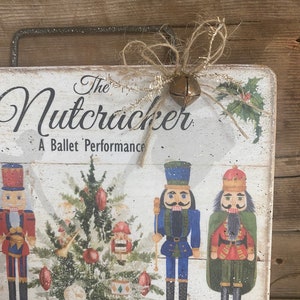 Primitive Nutcracker Standing Sign 6x6 1/2 Wood Sign Nutcracker Sign ...
