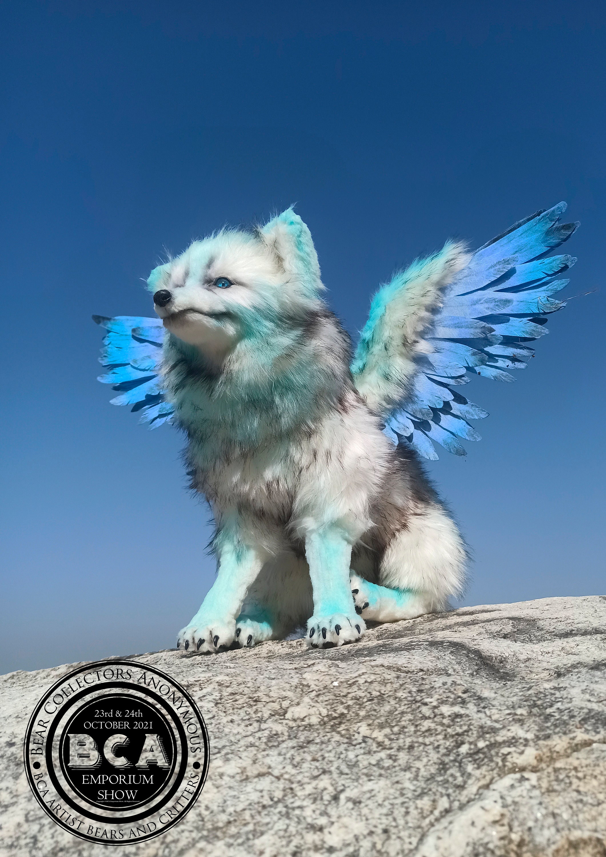 Realistic Wolf With Wings