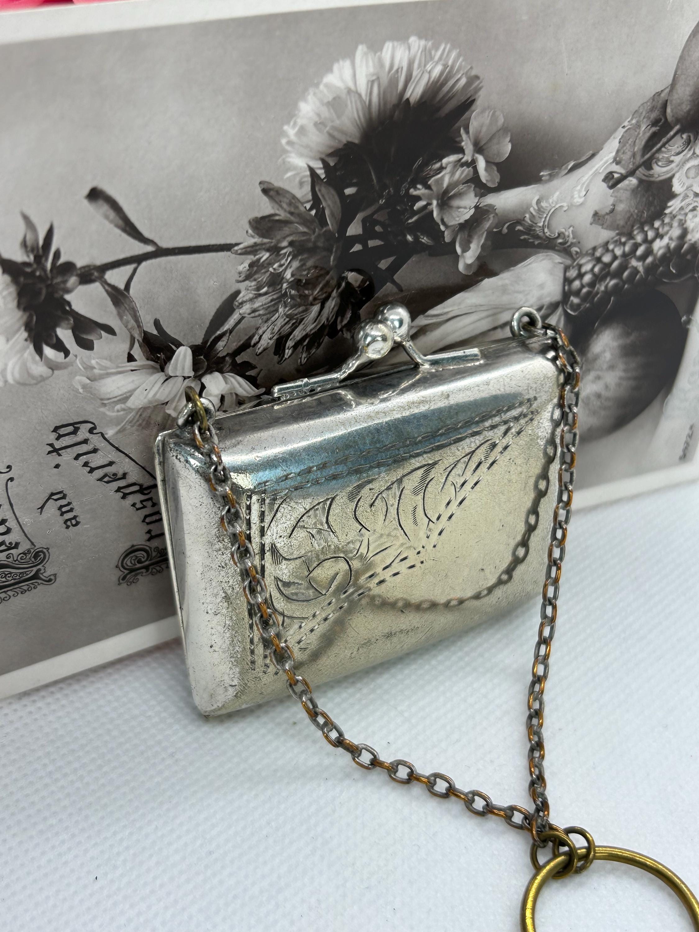Silver Wallet Purse