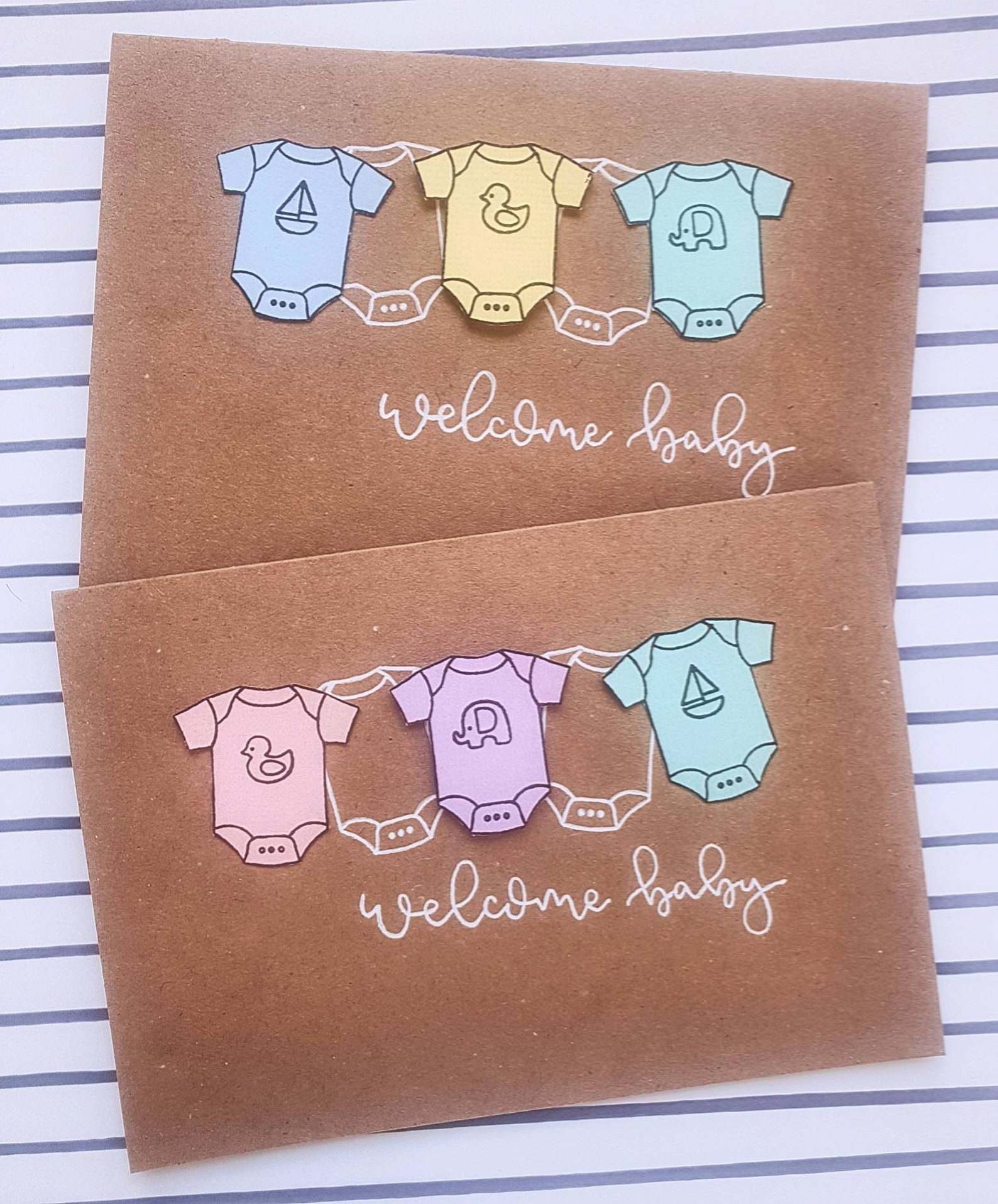 Welcome Baby Card Congratulations on Your Baby Cards Baby | Etsy