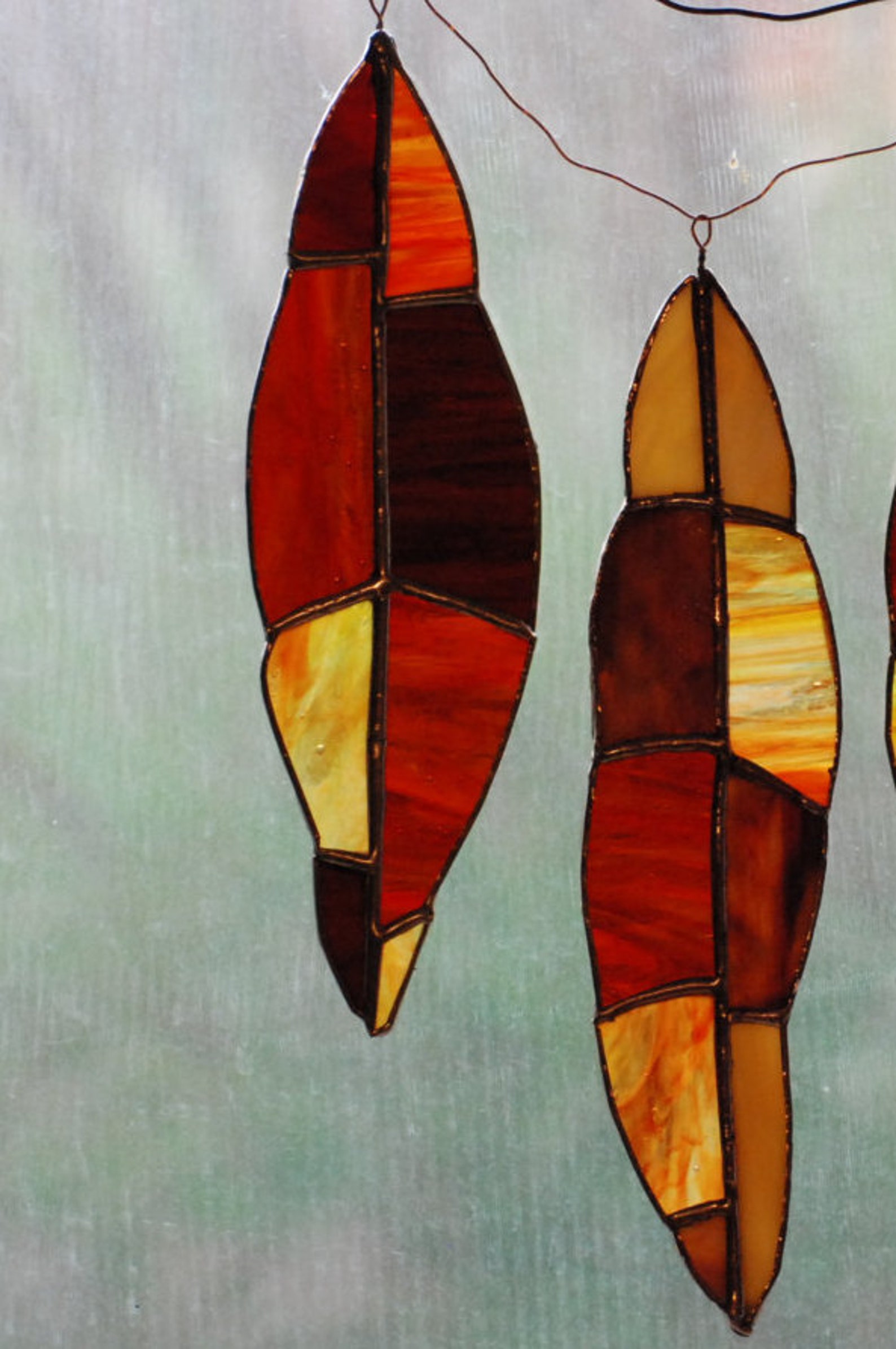Stained Glass Feathers - Etsy