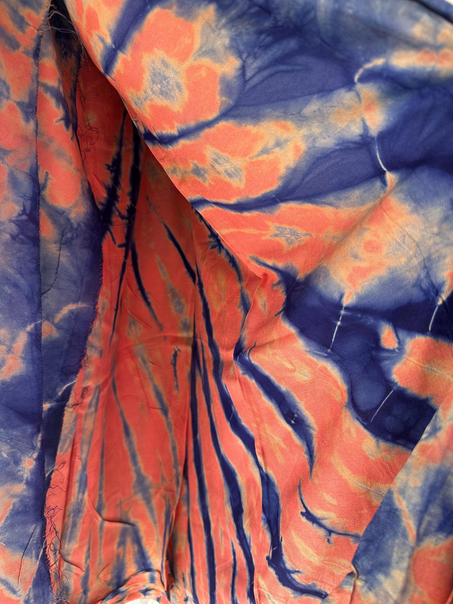 Melhfa Veil African Batik Mauritanian Body Wrap Pink & Blue 14ft X 5ft ...
