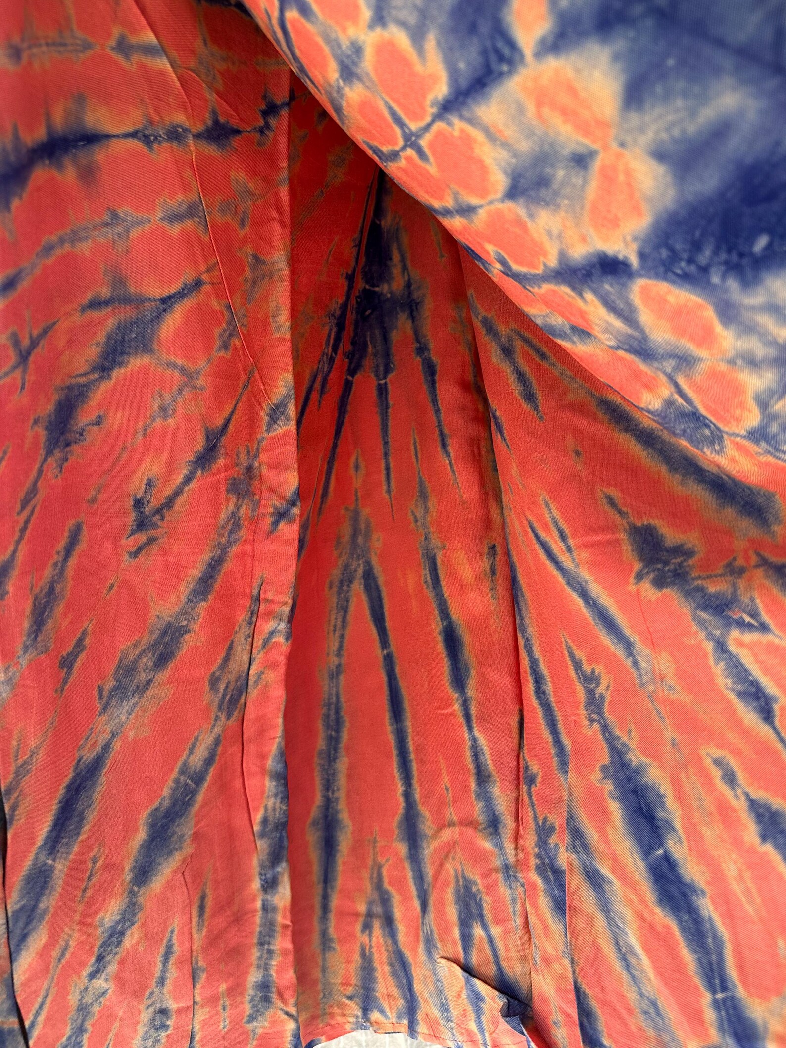 Melhfa Veil African Batik Mauritanian Body Wrap Pink & Blue 14ft X 5ft ...