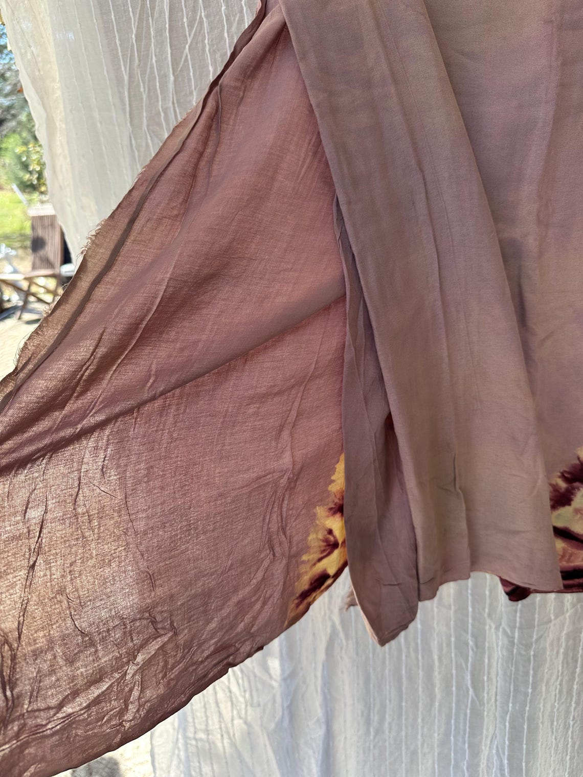 Melhfa Veil African Batik Mauritanian Body Wrap Plum & Beige 14ft X 5ft ...