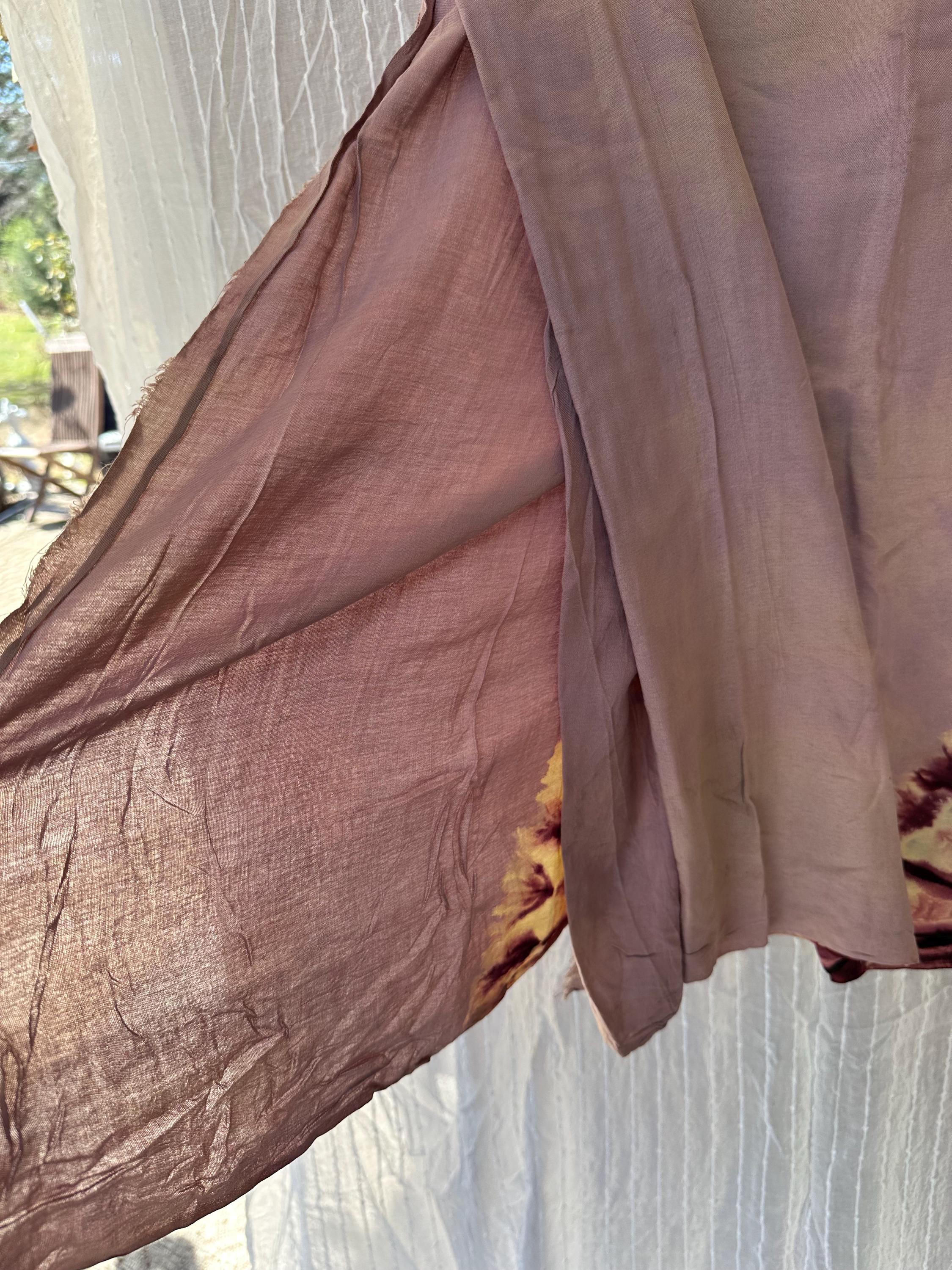 Melhfa Veil African Batik Mauritanian Body Wrap Plum & Beige 14ft X 5ft ...