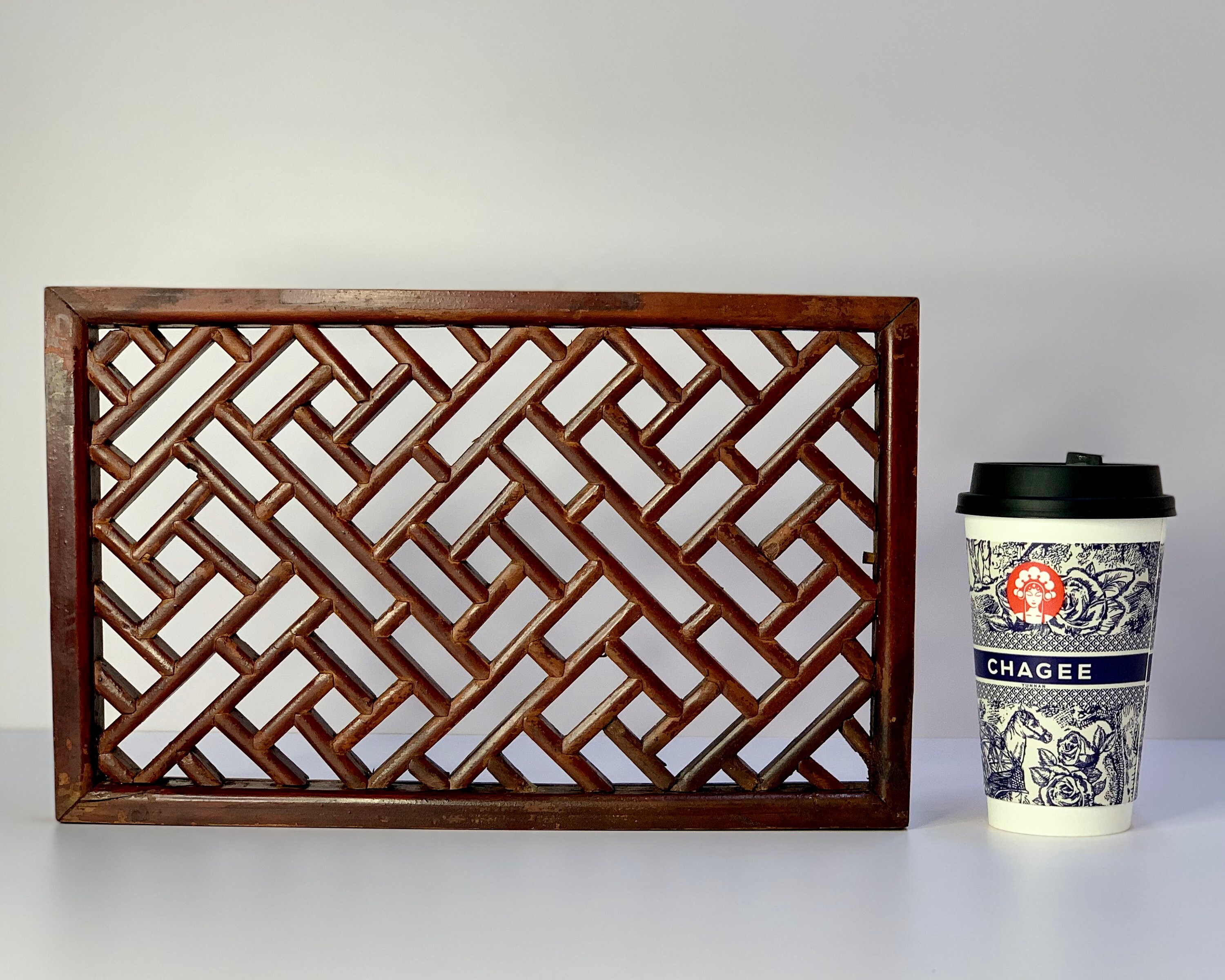 Late 19th Century Wooden Window 榫卯花窗 Antique Chinese Wooden Window ...