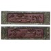 Antique Chinese Wood Carvings Wood Wall Art Living Room Wall Decor Set ...