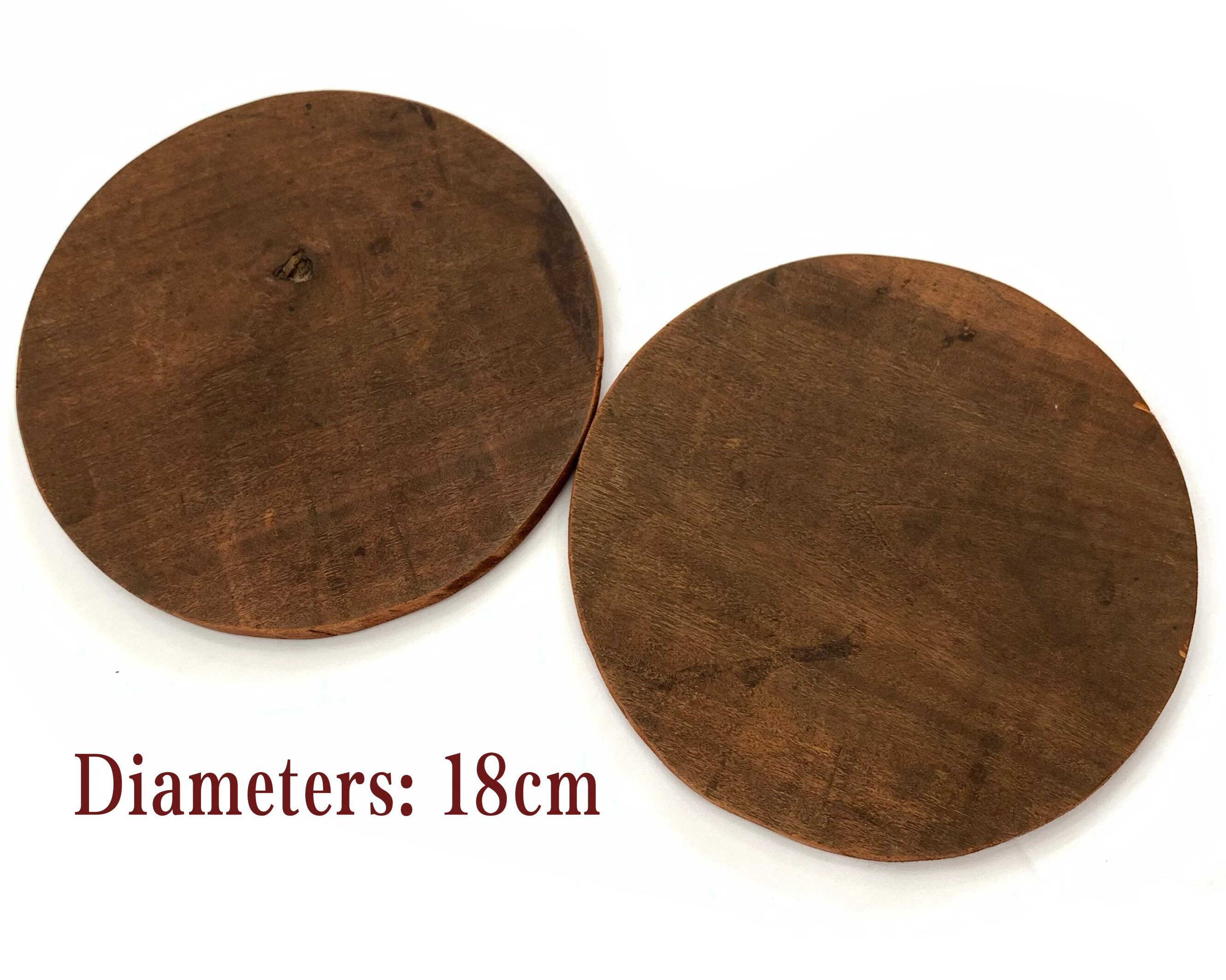 A Pair of Antique Round Wooden Panels Antique Chinese Wood Carved ...