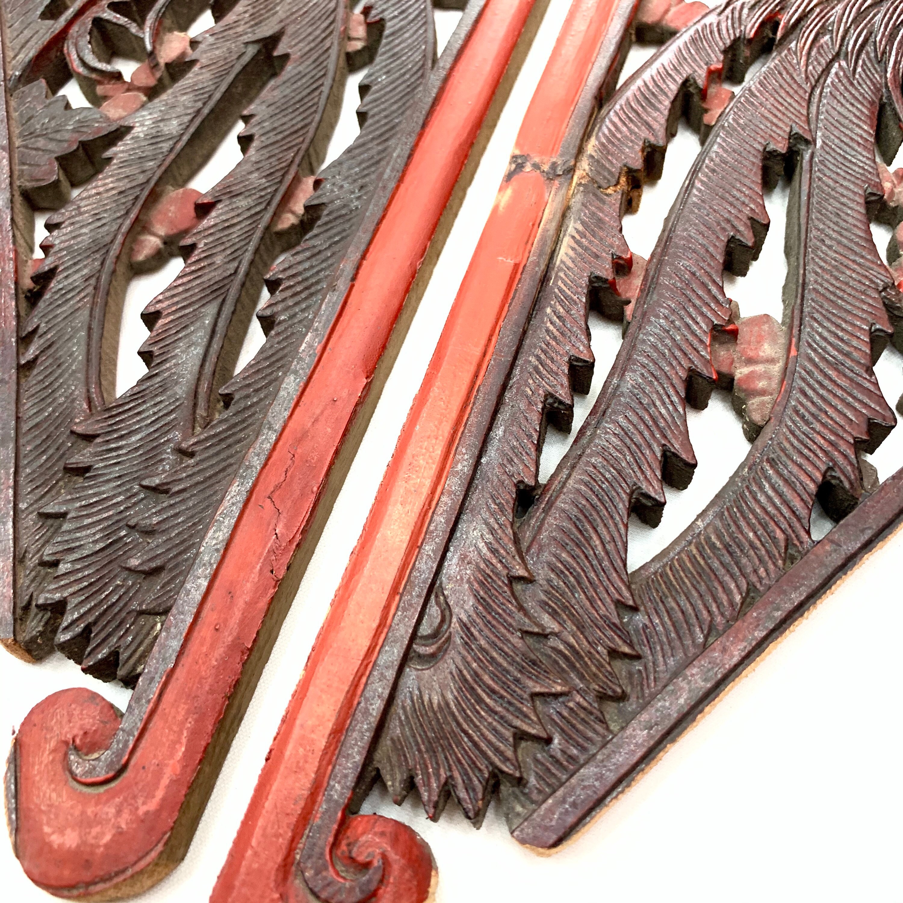 A Pair of Very Beautiful Phoenix Panels, Large Size, Chinese Antique ...