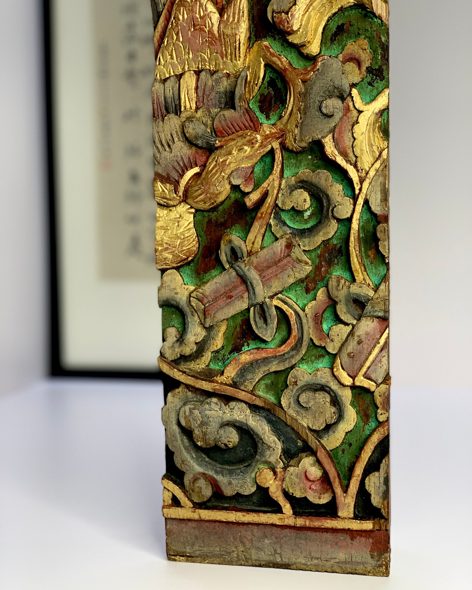 Chinese Antique 19th Century Qing Dynasty 3d Carving Wood - Etsy