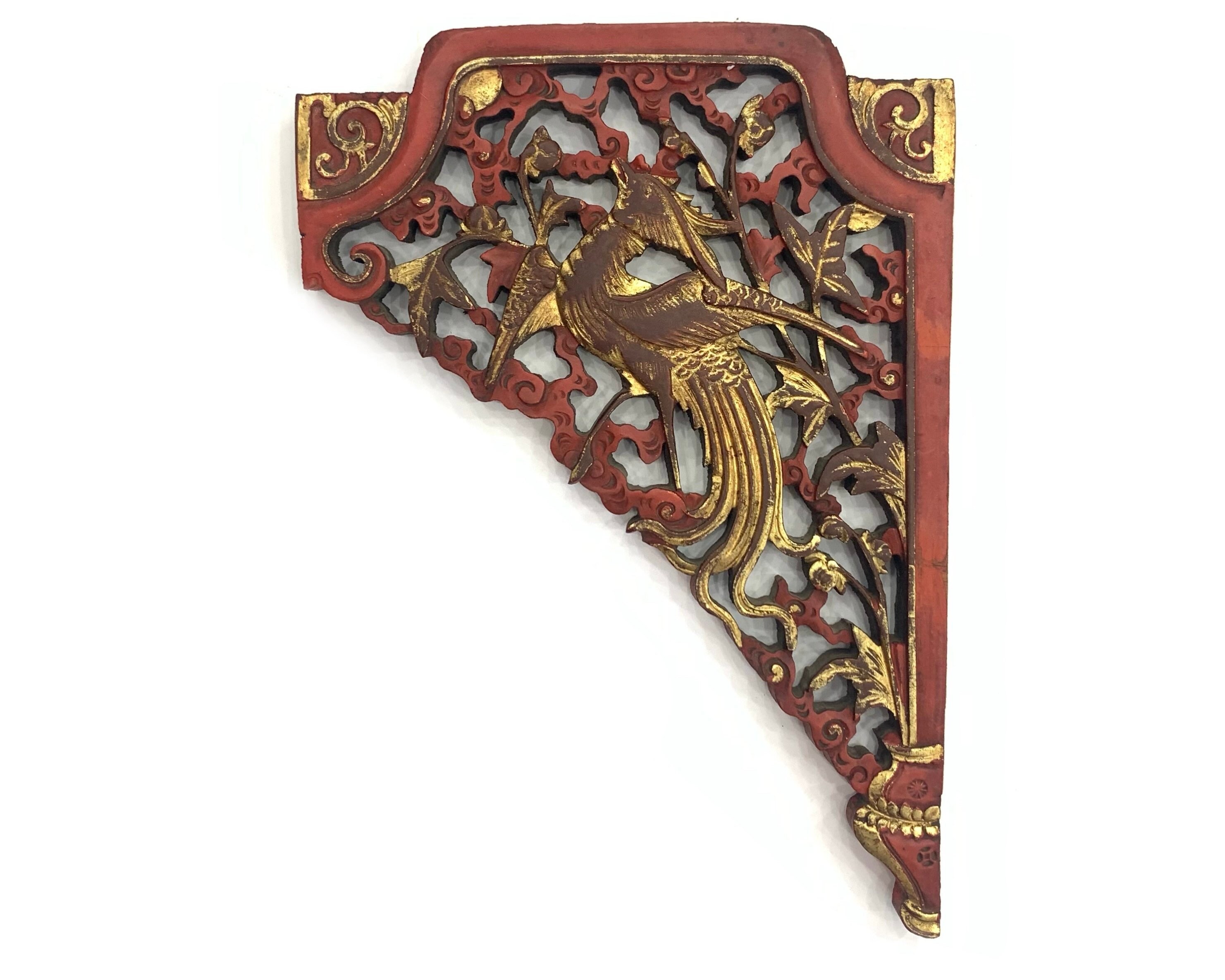 circa 1910\u2019s. Chinese Antique Wood Carvings Phoenix Wooden ...