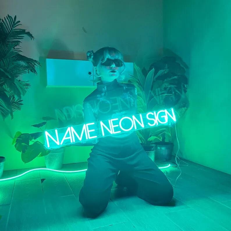 Custom Name Neon Sign, LED Neon Lights, Light up Signs, Personalized ...