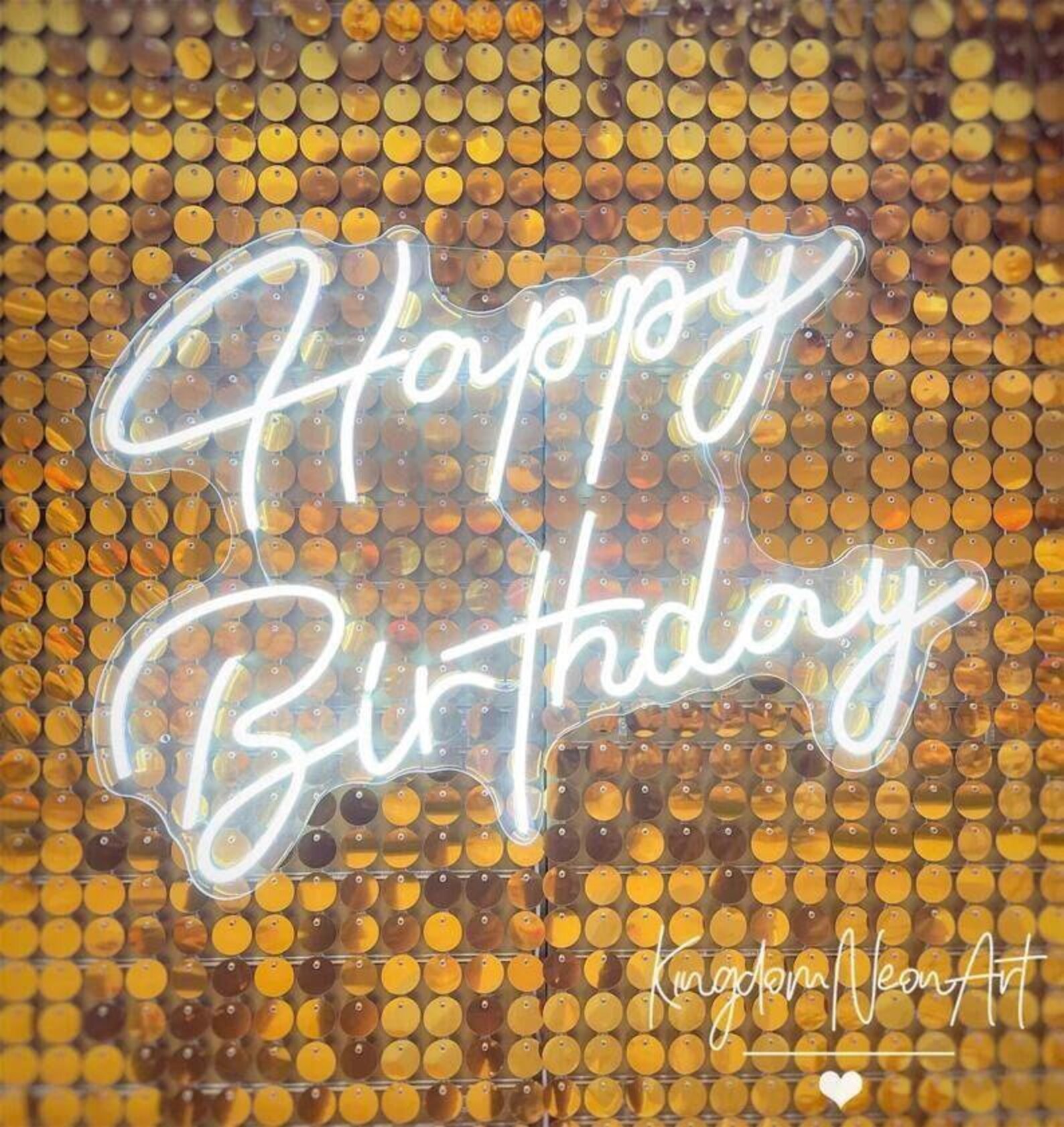 Happy Birthday Neon Sign, Custom Birthday Neon Sign, Birthday Party ...