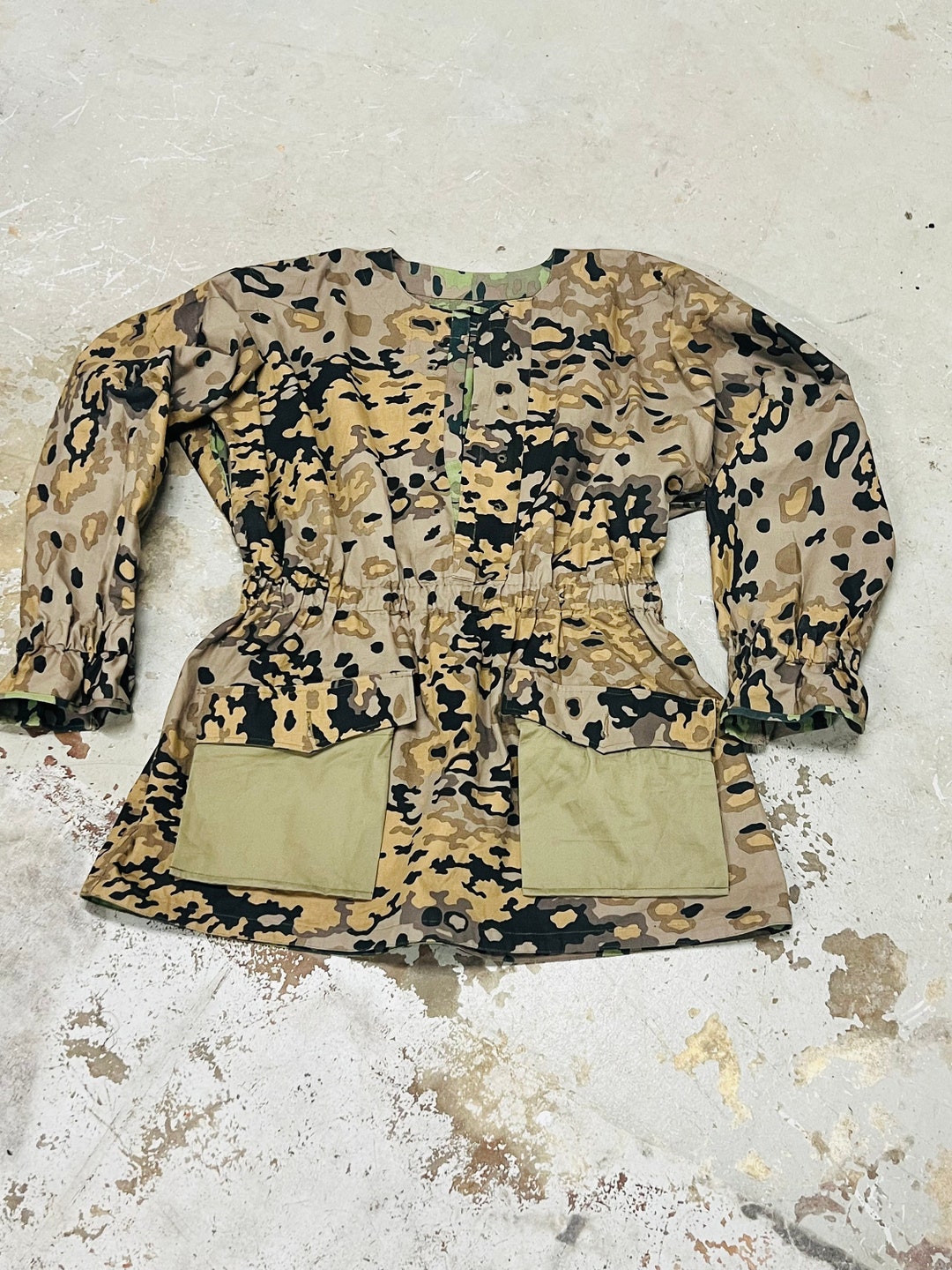 Vintage Reversible Military Camo Tunic - Etsy