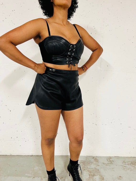 Vintage leather bra - Gem