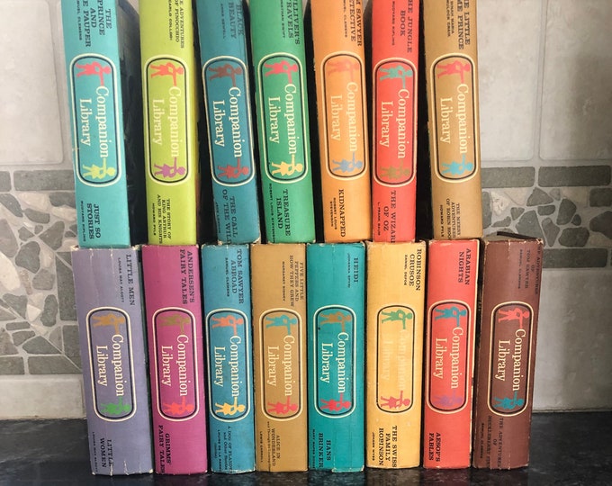 Companion Library Book Set, 1965, 15 Books, 30 Stories, Hard Cover ...