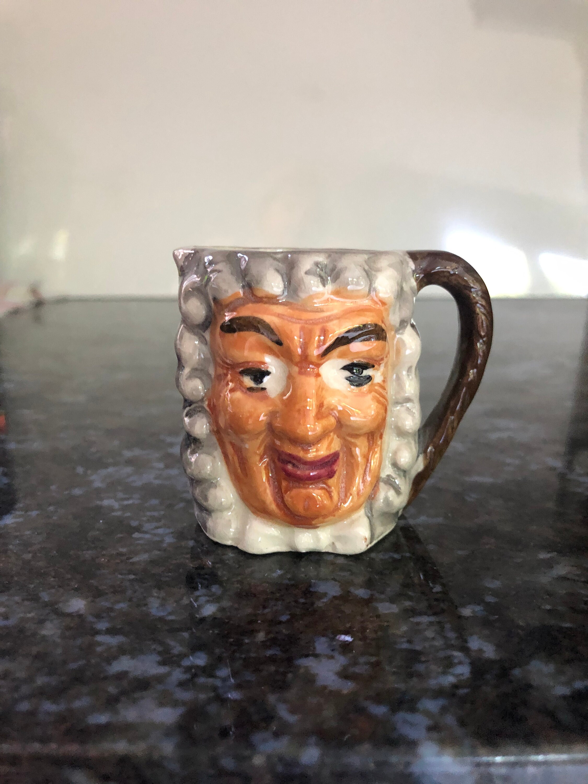 Antique Toby Mug, Made in Japan 2 1/4", Jovial Judge Figurine - Etsy