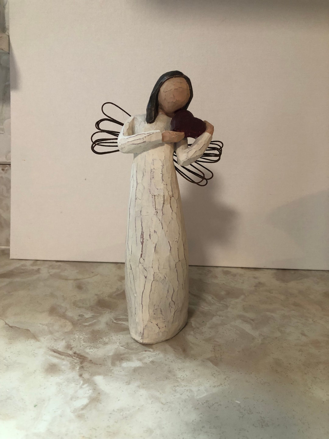 Willow Tree "angel of the Heart" Figurine, 7 3/4" Tall, Great for Any ...