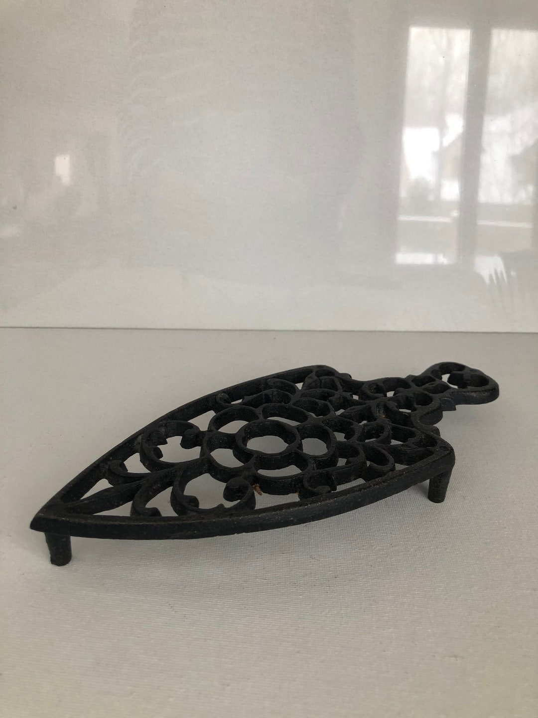 Cast Iron Decorative Trivet, Black, 8" X 3 .4" - Etsy