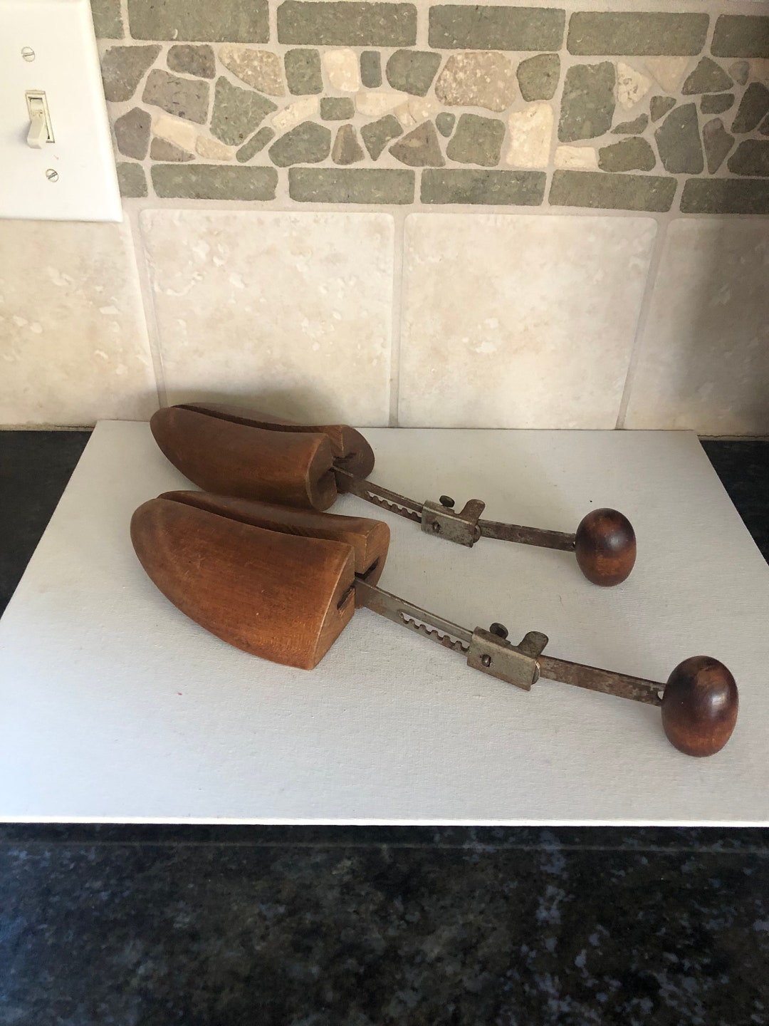 Antique Wooden Shoe Stretcher/shaper, Adjustable, Very Nice Set! - Etsy
