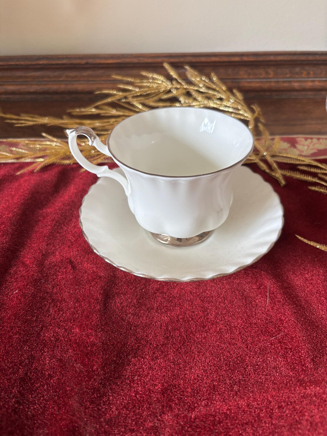 Royal Albert Chantilly Bone China England Cup and Saucer - Etsy