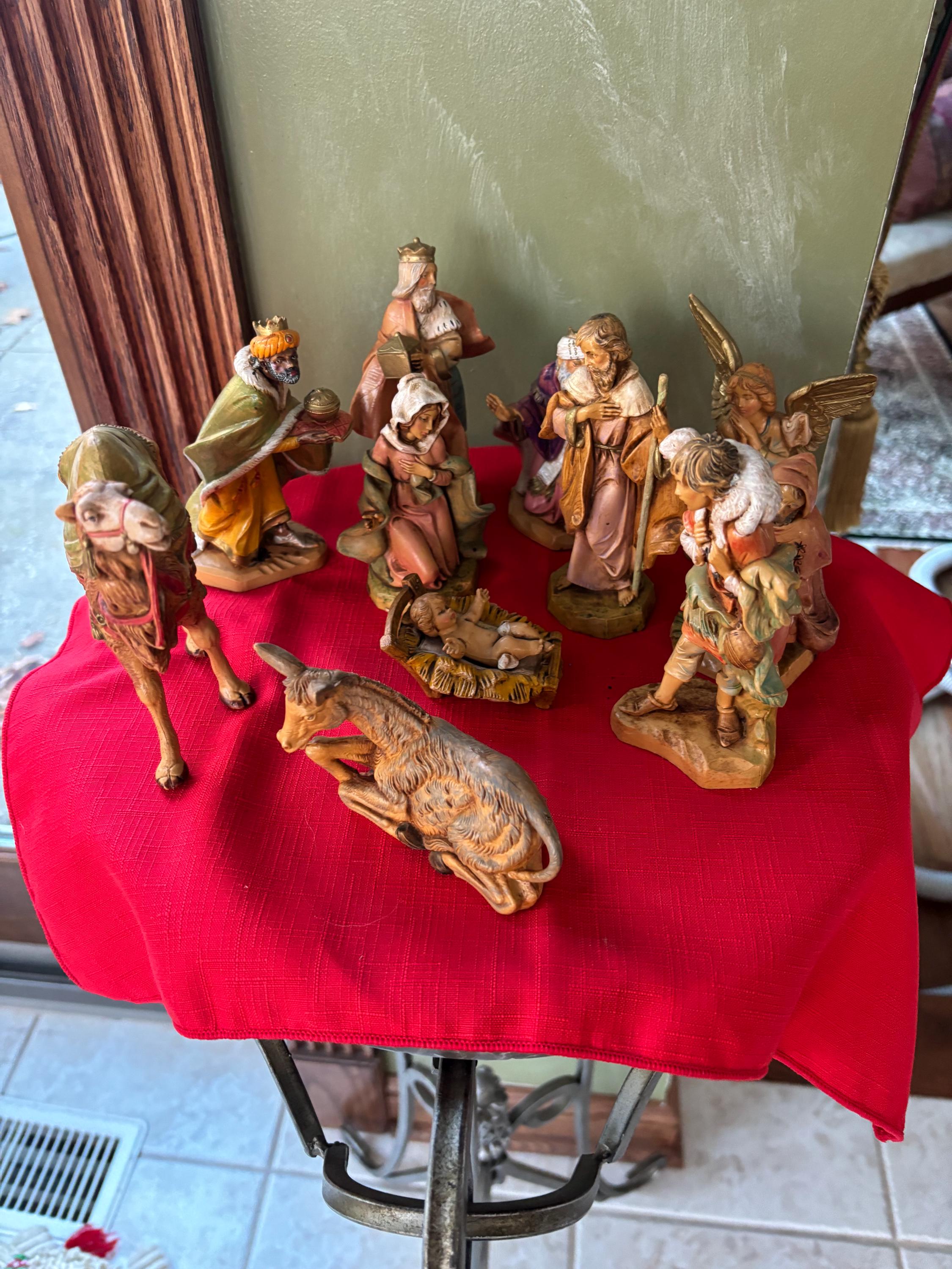 12 Piece Dep Italy 1992 Nativity Set, Fontanini, Italian Nativity Set ...