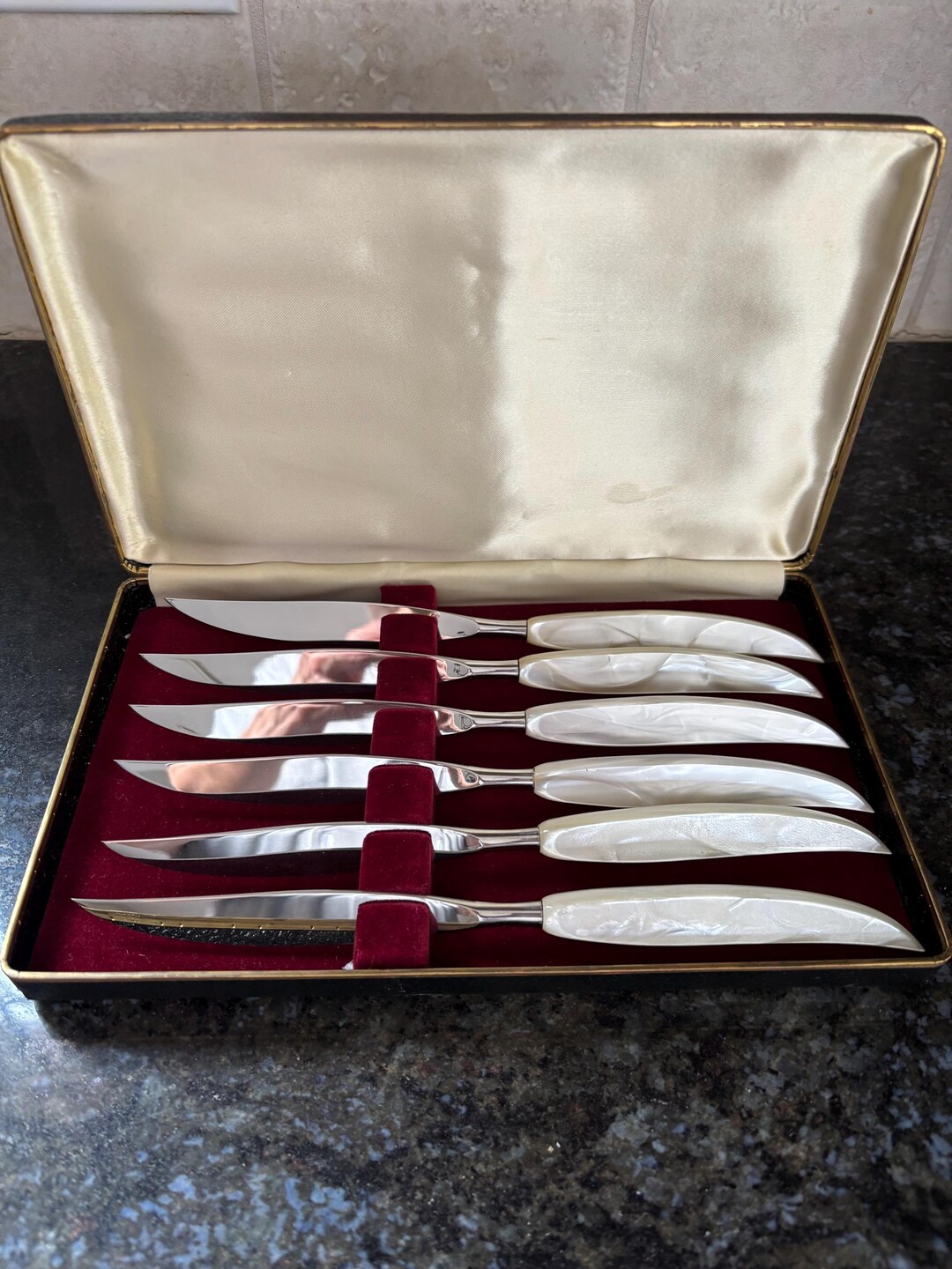 Peaso Soligen Stainless Steel Knife Set: 6-piece Germany - Etsy