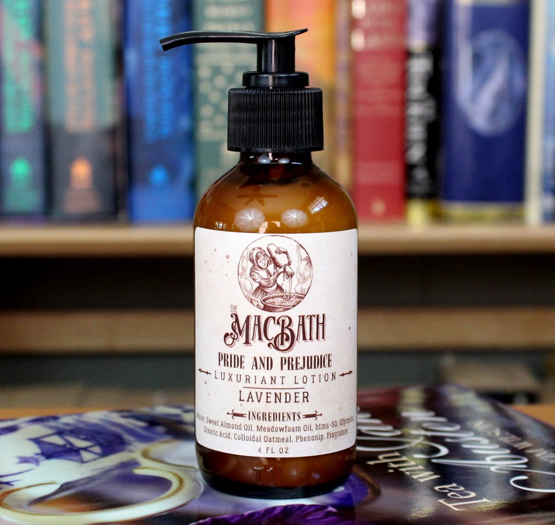 Pride and Prejudice Lavender Body Lotion - Etsy