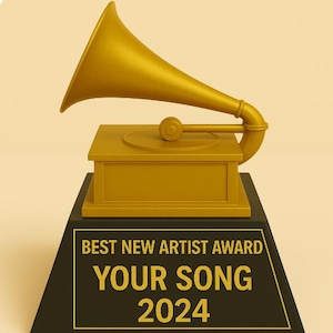 Personalized Grammy Award Replica: Gold Music Trophy, USPS Shipping of ...