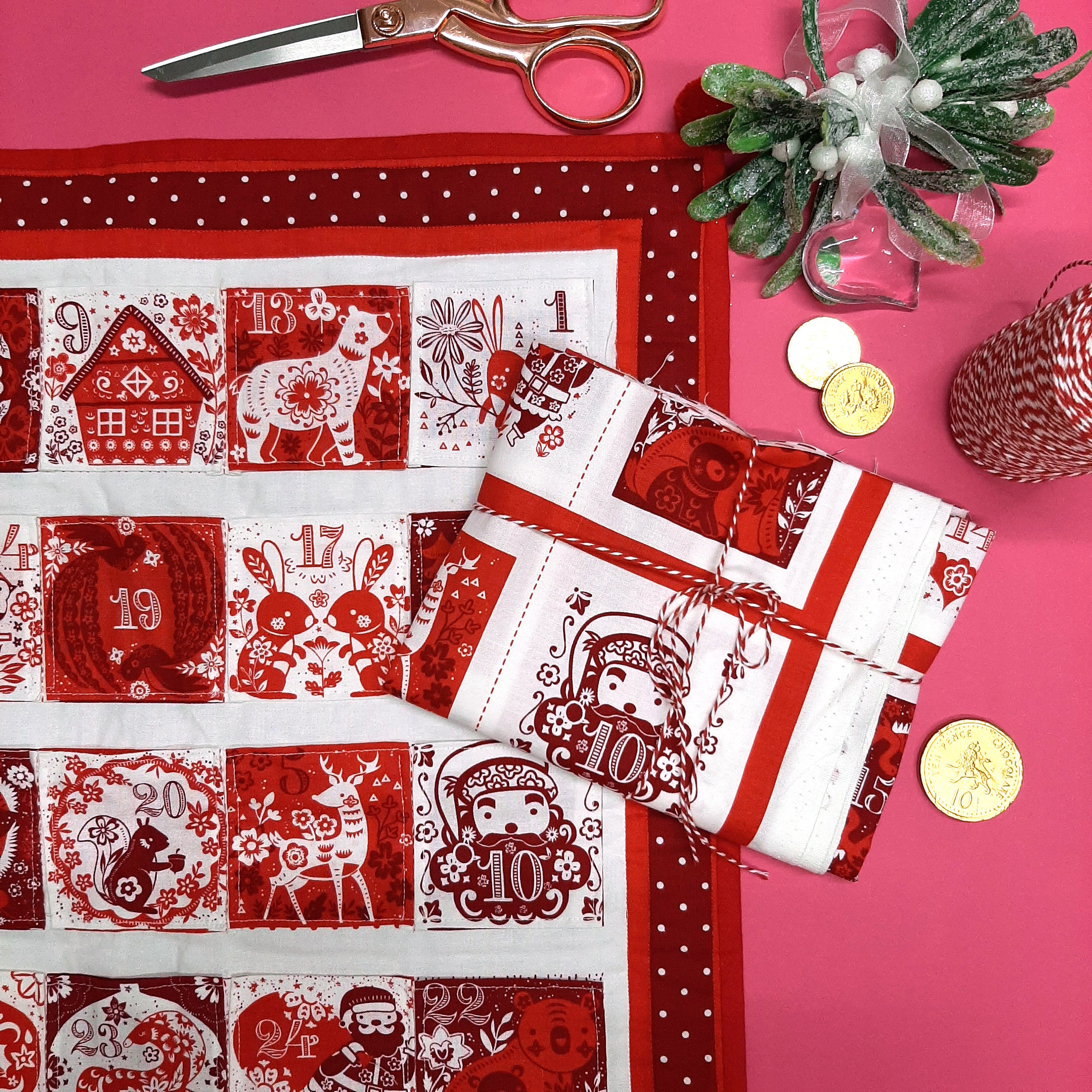 DIY Advent Calendar Kit Dashwood Christmas Advent Calendar DIY Fabric 