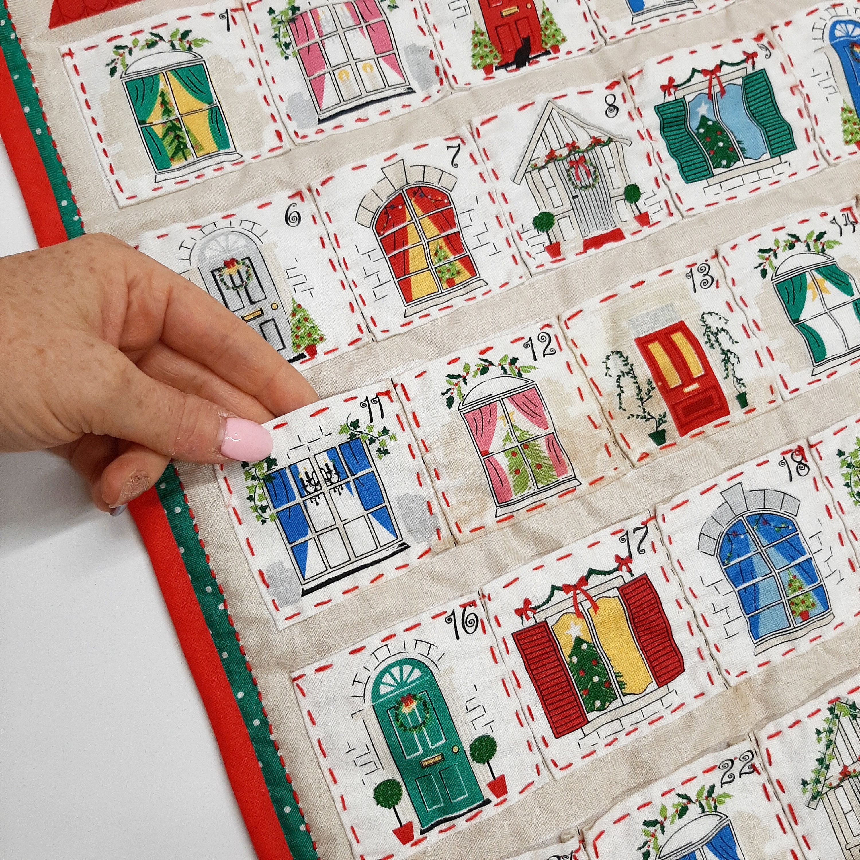 Fabric Advent Calendar Kit Christmas Advent Calendar Kit With Pockets 