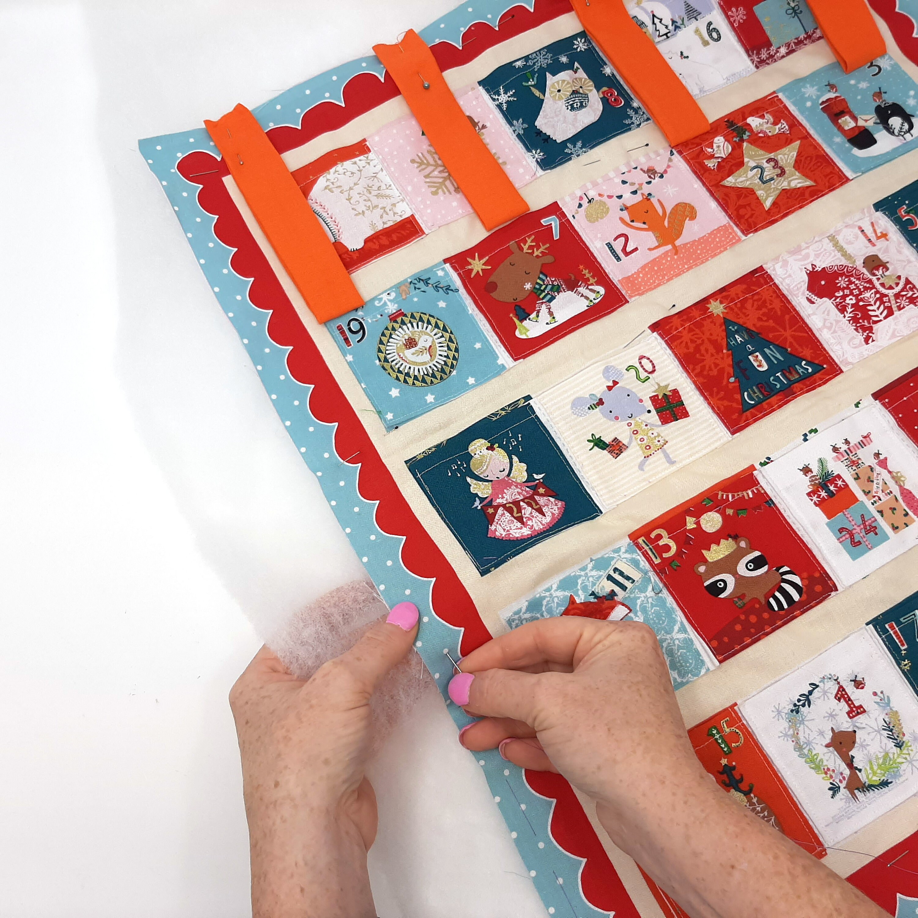 Make Your Own Advent Calendar Kit Fabric Advent Calendar Kit Reusable 