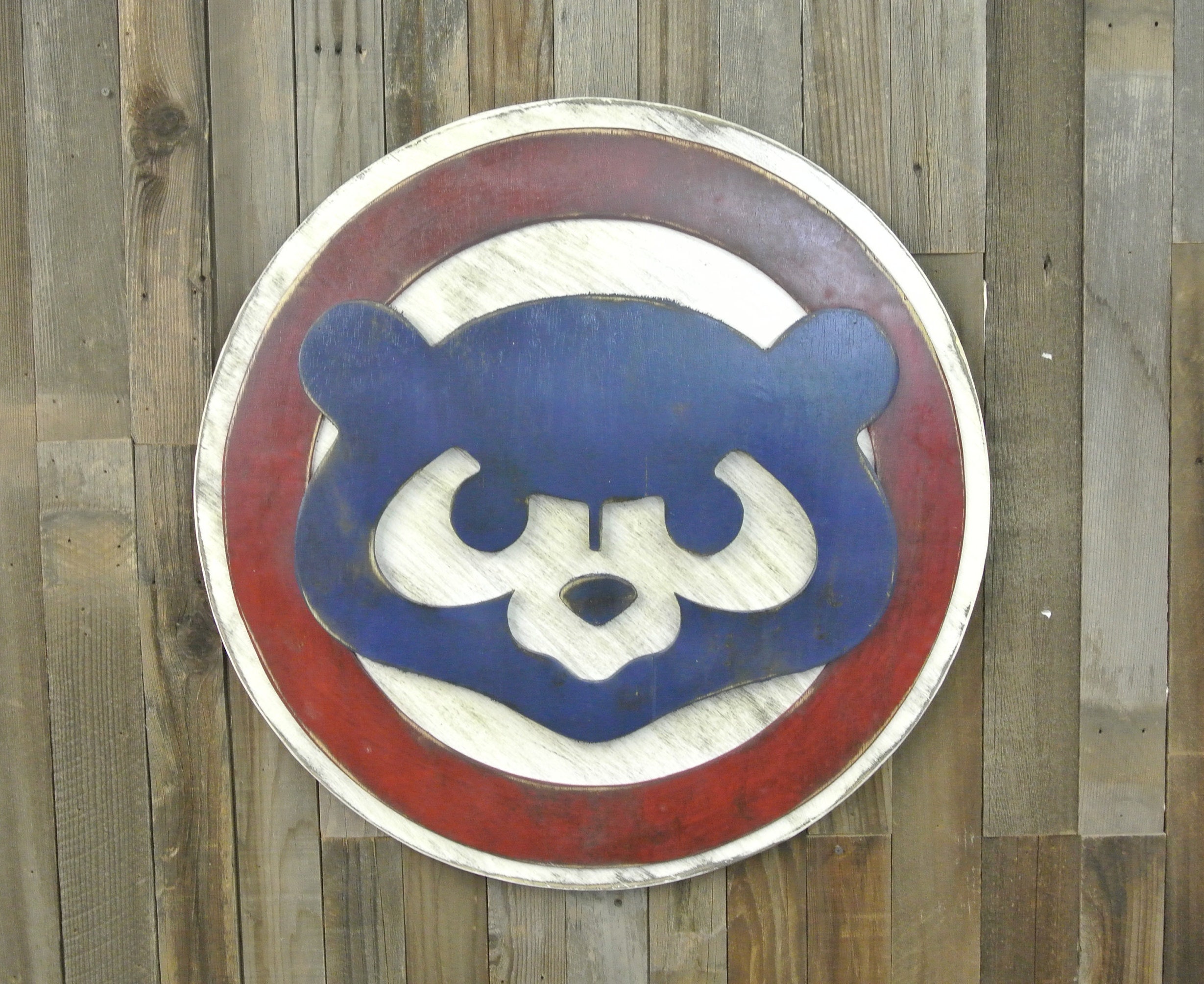3D Chicago Cubs Logo Cubbies Logo Wall Hanging Home Decor - Etsy