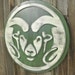 CSU Rams Logo, Distressed, Weathered, College Football, Man Cave ...