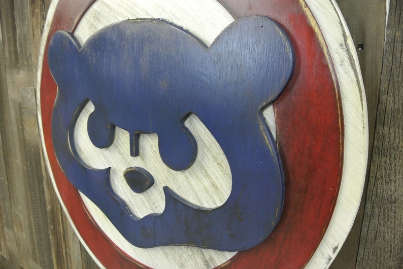 3D Chicago Cubs Logo Cubbies Logo Wall Hanging Home Decor - Etsy