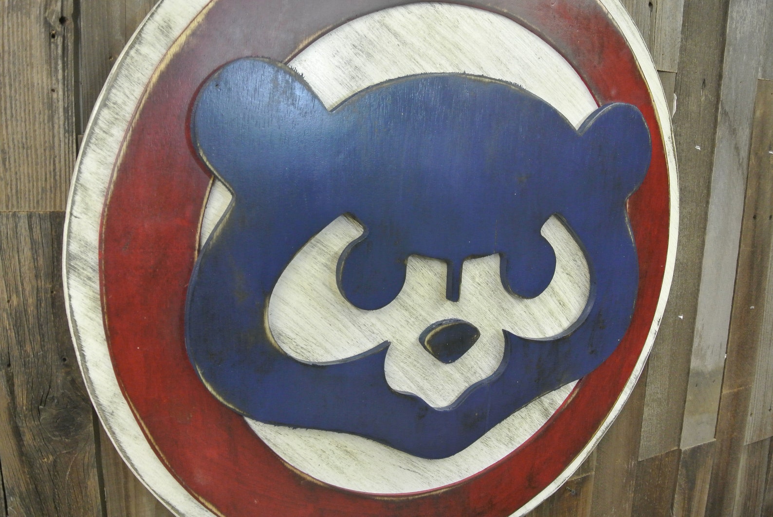 3D Chicago Cubs Logo Cubbies Logo Wall Hanging Home Decor - Etsy