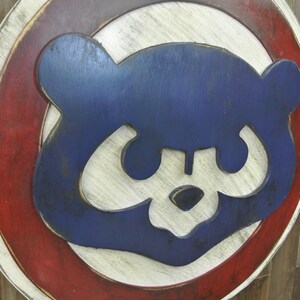 3D Chicago Cubs Logo, Cubbies Logo, Wall Hanging, Home Decor ...