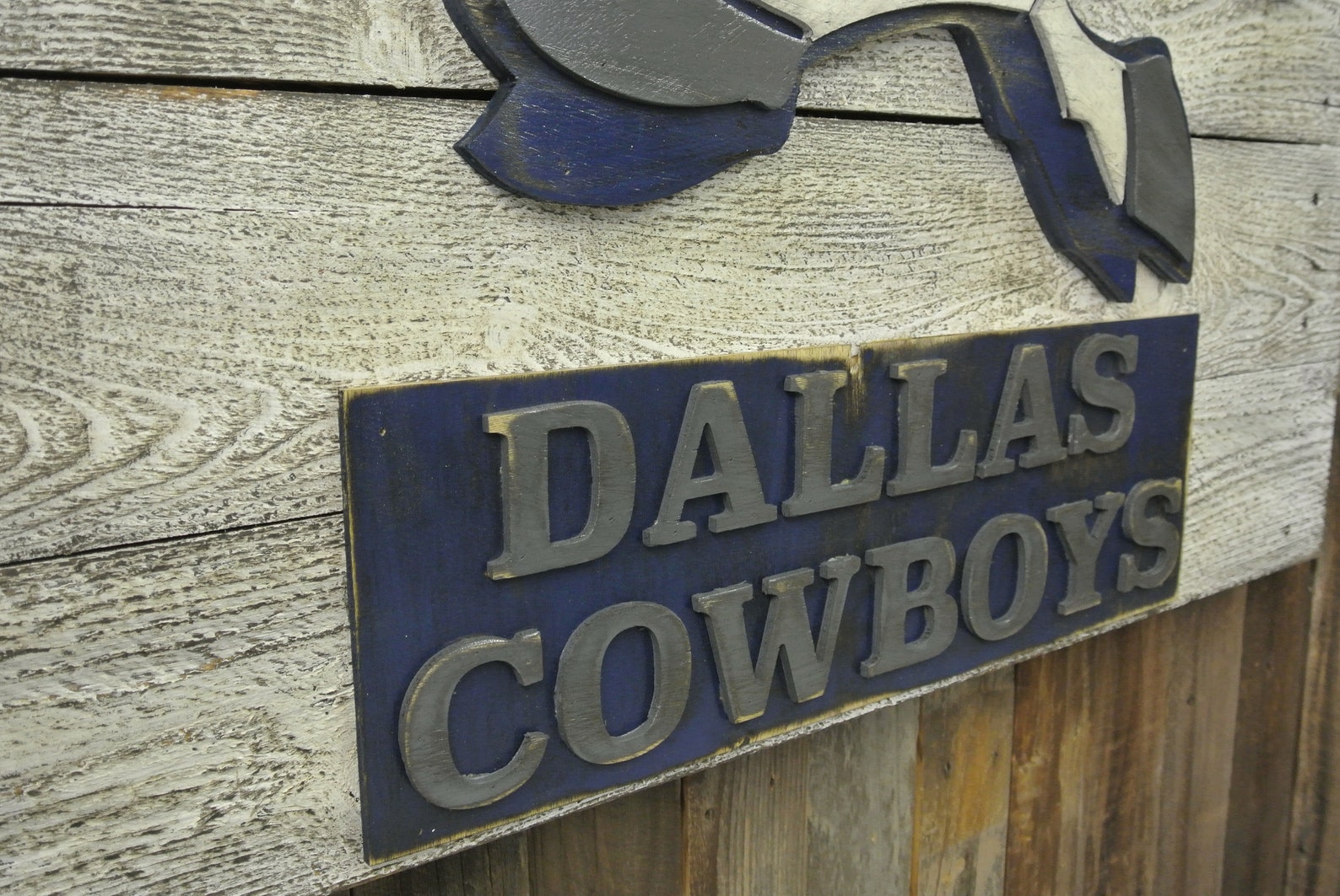 3D Dallas Cowboys Logo Old School Logo Wall Hanging - Etsy
