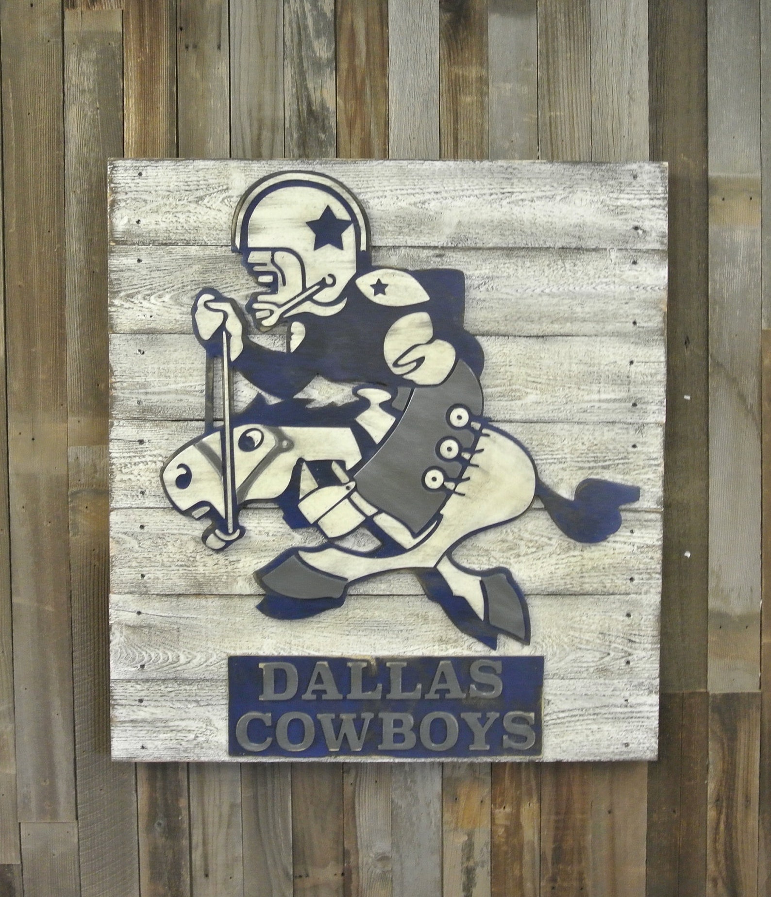 3D Dallas Cowboys Logo Old School Logo Wall Hanging - Etsy