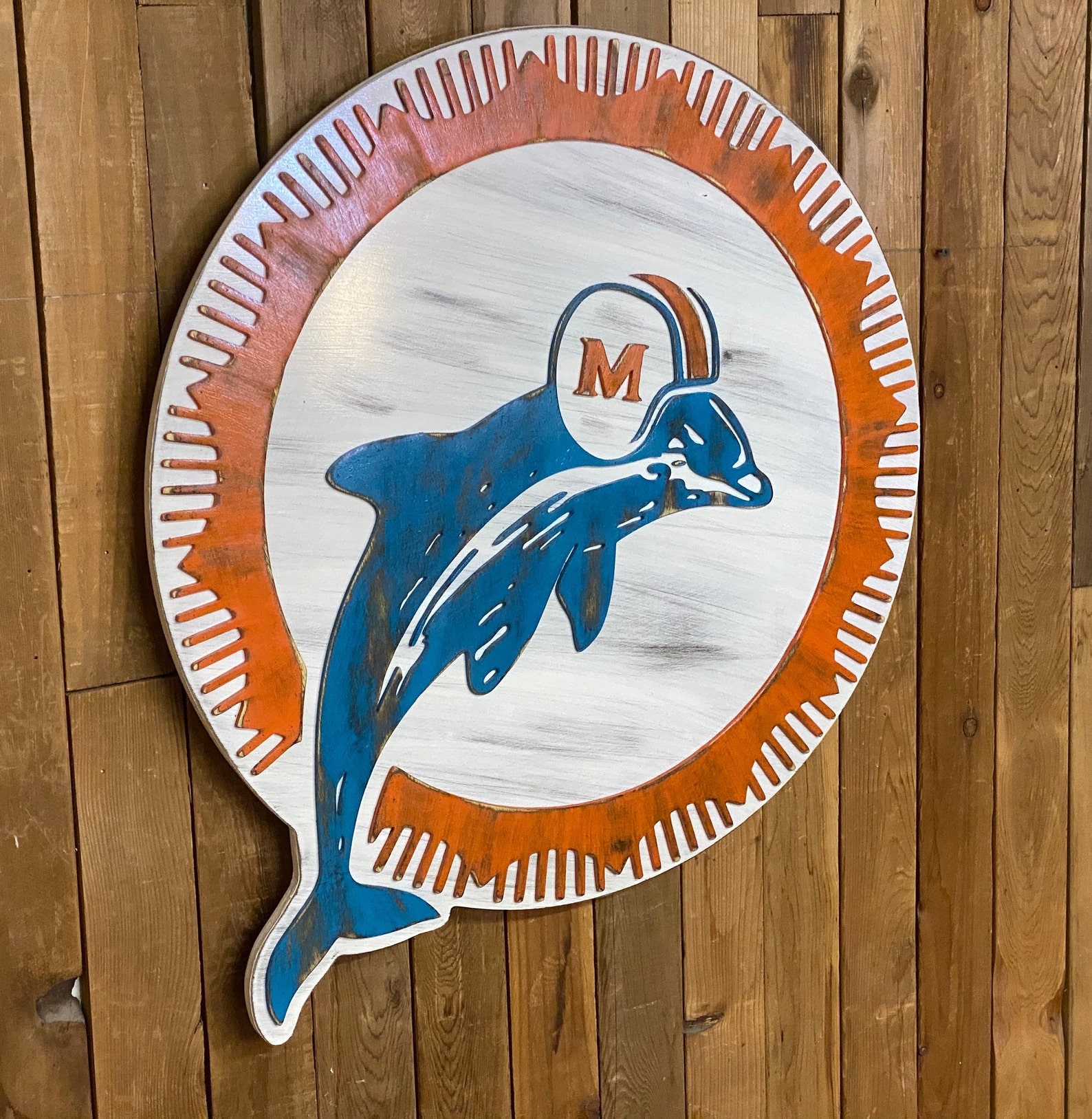Miami Dolphins Logo, Old School, Classic, Vintage, Rustic, Distressed ...