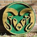 CSU Rams Logo, Distressed, Weathered, College Football, Man Cave ...